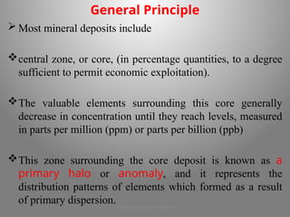 geochemical prospecting in mineral resource | PPTX