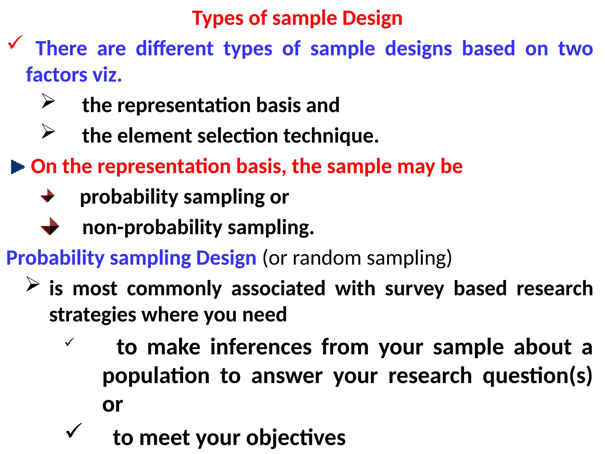 research for accounting and finance chapter four sampling design. | PPTX