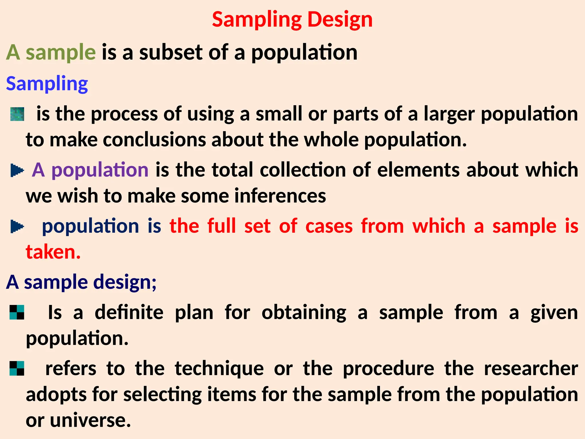 research for accounting and finance chapter four sampling design. | PPTX