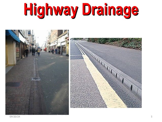 Chapter Four-Highway Drainage Final.pptndk | PPT | Geology | Science