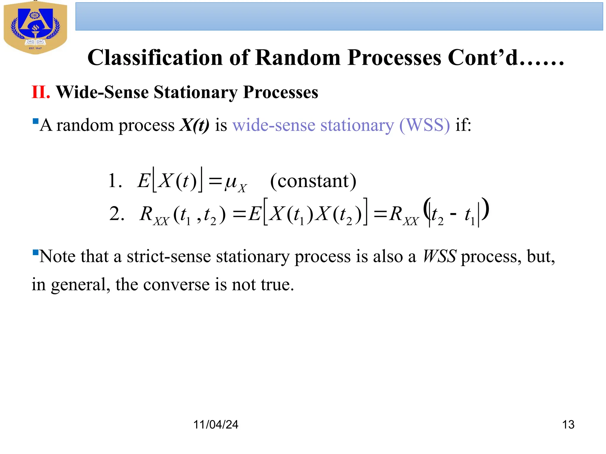 probability Chapter Four-Random_Processes.ppt