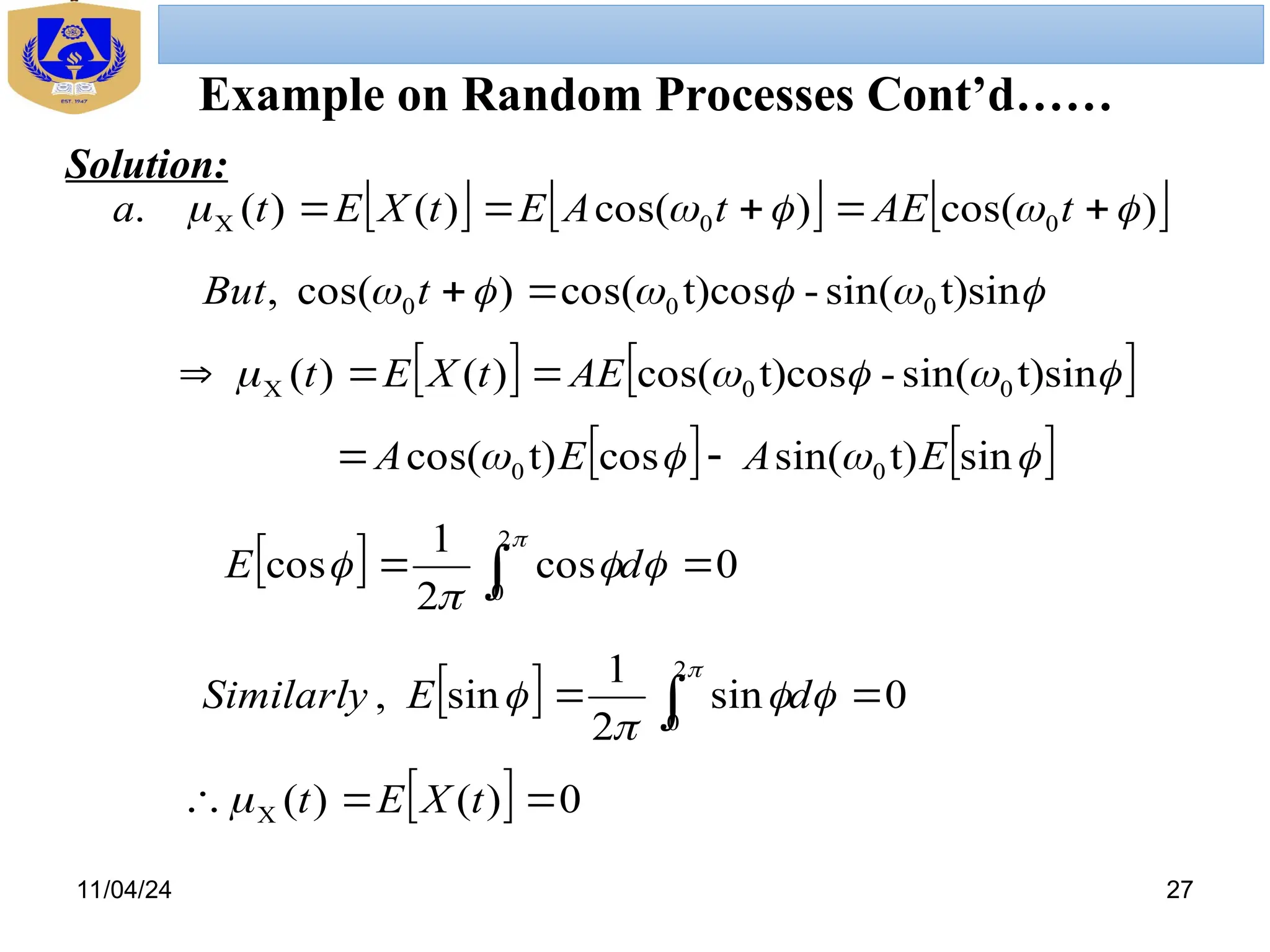 probability Chapter Four-Random_Processes.ppt