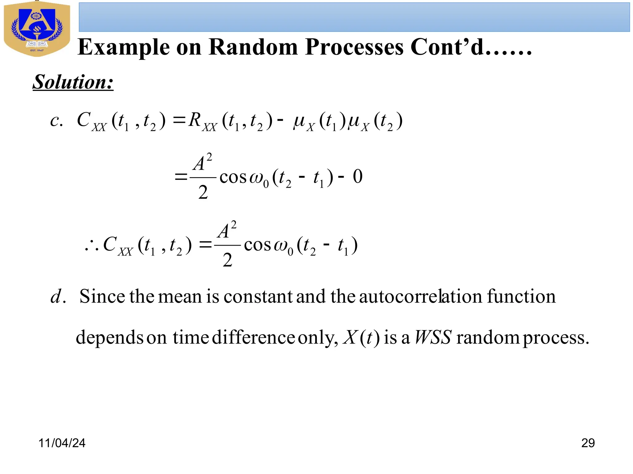 probability Chapter Four-Random_Processes.ppt