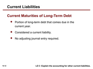 Accounting II Chapter four current liabilities.ppt