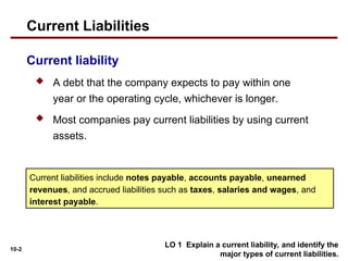 Accounting II Chapter four current liabilities.ppt