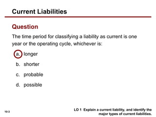 Accounting II Chapter four current liabilities.ppt