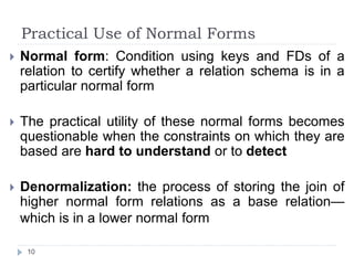 Chapter Four Logical Database Design (Normalization).pptx