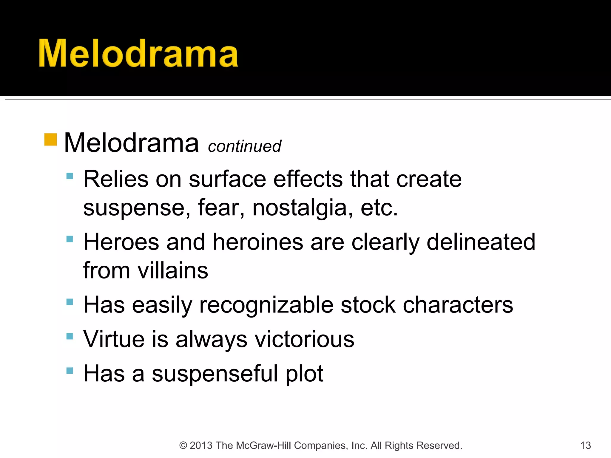 Chapter four theatrical genres power point | PPT