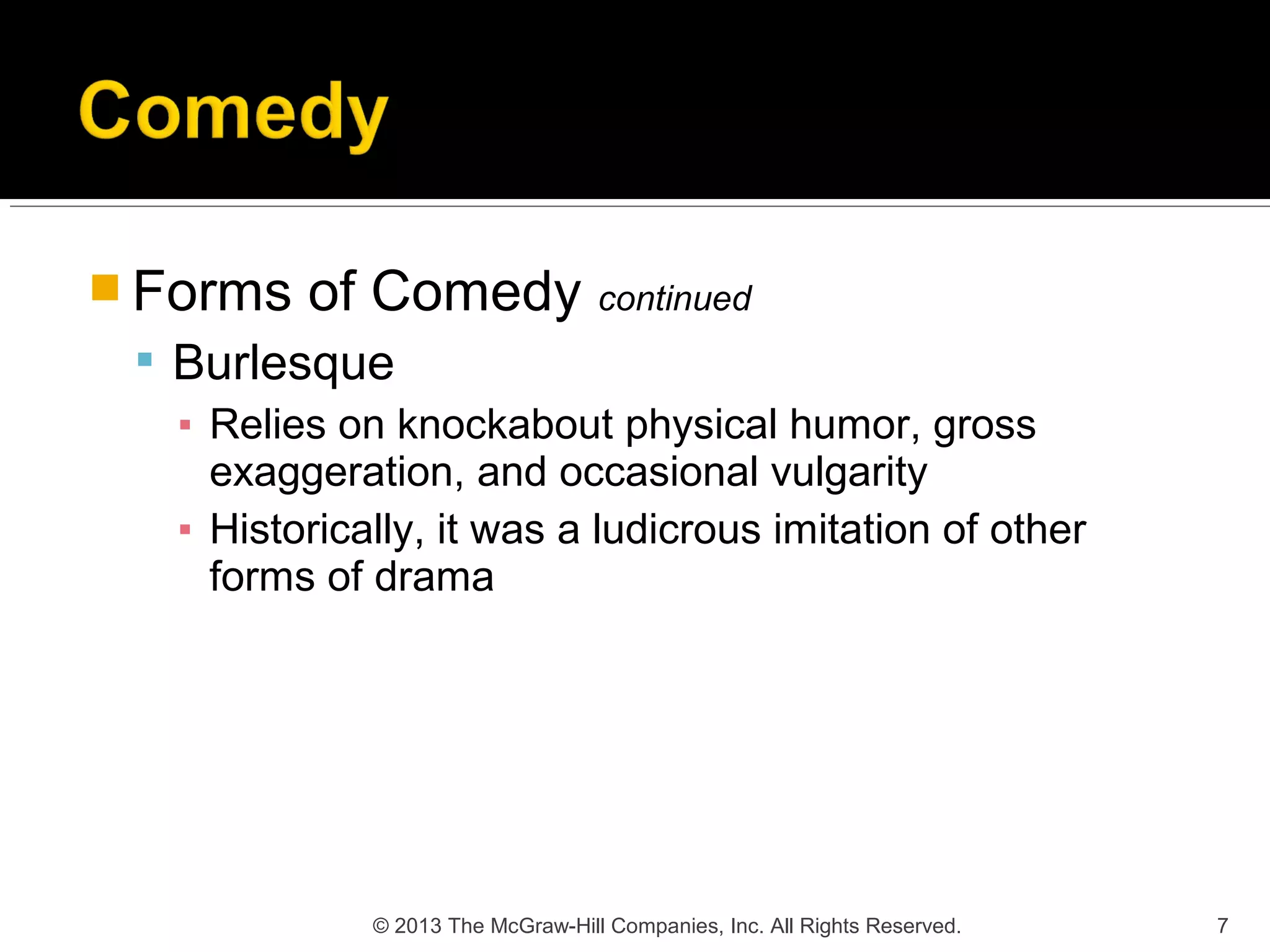 Chapter four theatrical genres power point | PPT