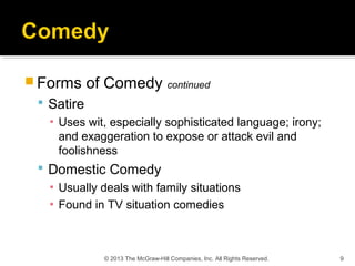 Chapter four theatrical genres power point | PPT