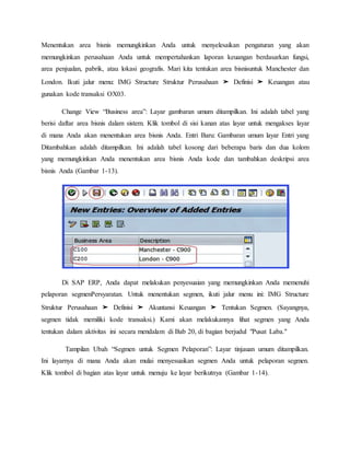 Menyesuaikan Organisasi Struktur dalam SAP ERP | DOCX