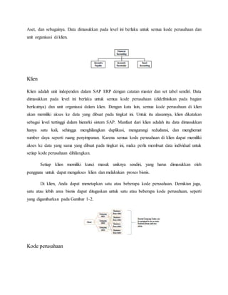Menyesuaikan Organisasi Struktur dalam SAP ERP | DOCX