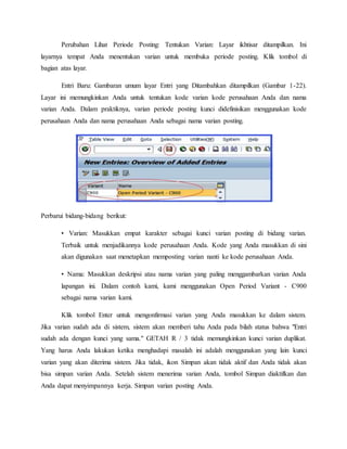 Menyesuaikan Organisasi Struktur dalam SAP ERP | DOCX