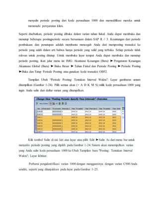 Menyesuaikan Organisasi Struktur dalam SAP ERP | DOCX