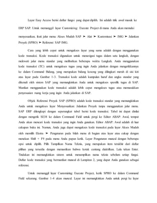 Menyesuaikan Organisasi Struktur dalam SAP ERP | DOCX