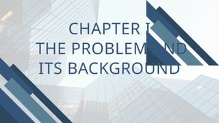 The Problem and Its Background Research | PPTX