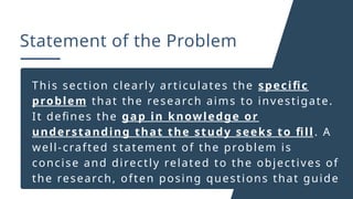 The Problem and Its Background Research | PPTX