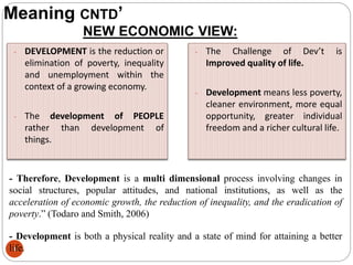 Basic concepts of Development: Lecture Note | PPTX