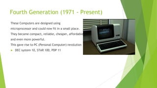 Chapter I Generations of Computers.pptx