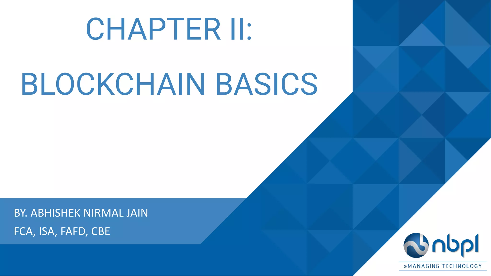 Blockchain - Things you need to know | PPT