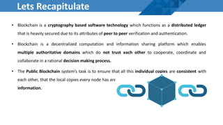 Blockchain - Things you need to know | PPT
