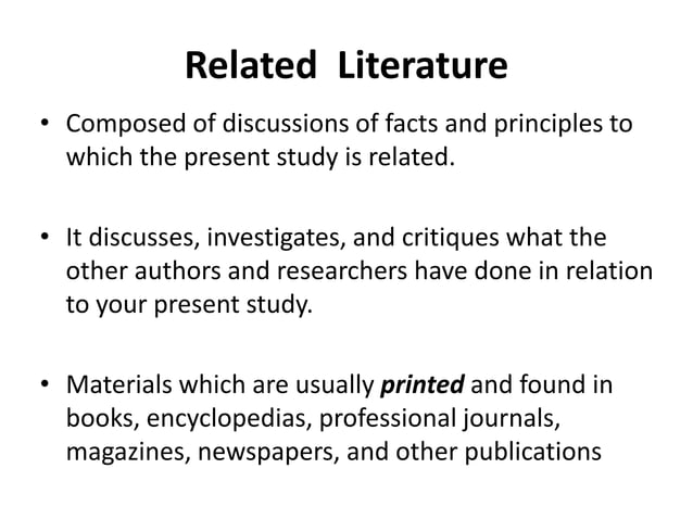 Chapter II - Review of Related Literature.pptx | Science