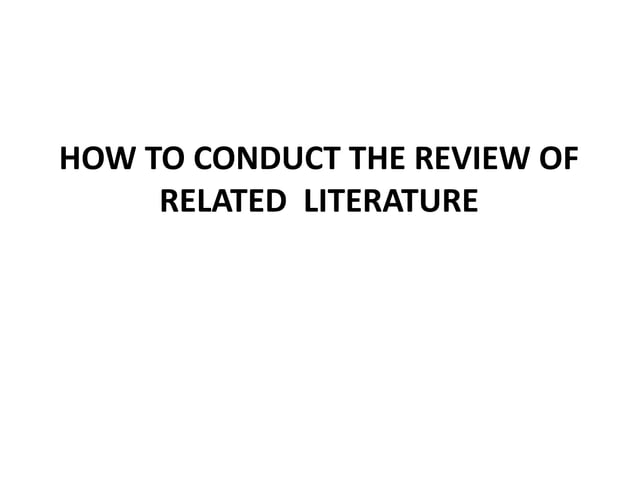 Chapter II - Review of Related Literature.pptx | Science