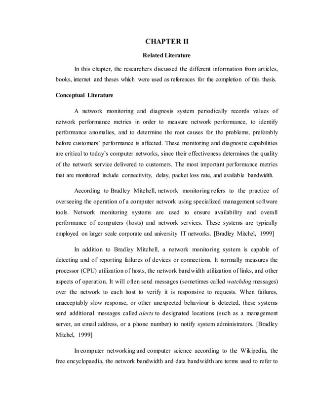 Chapter ii thesis | DOCX | Computer Networking | Computing