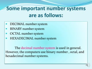 Chapter iii: Number System | PPT