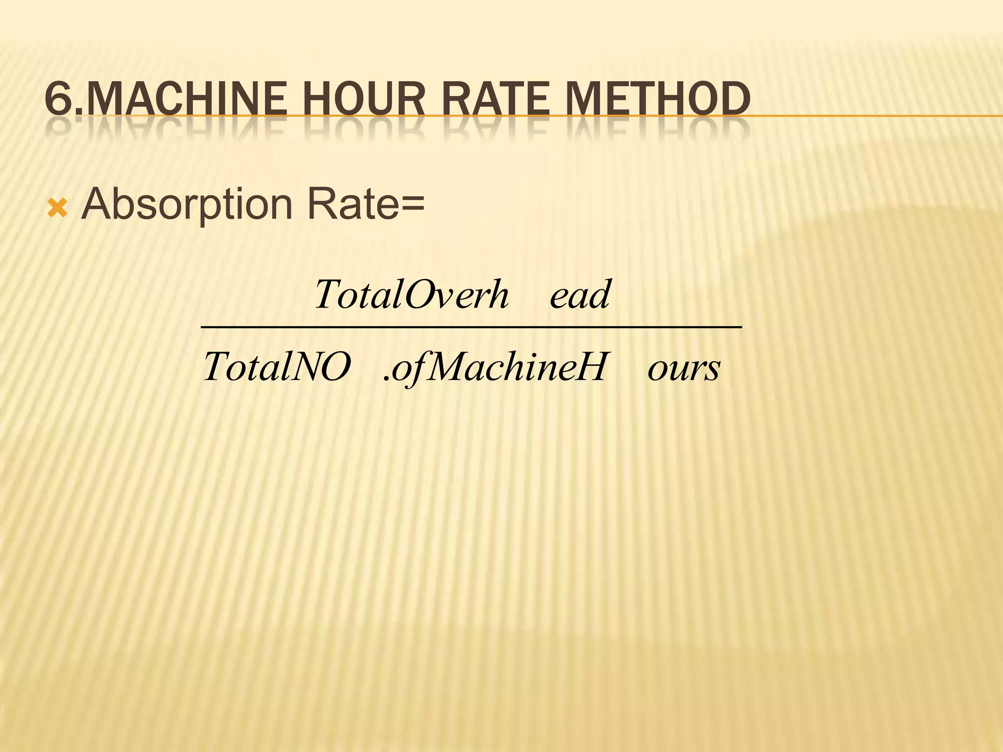 Absorption Of Overheads-B.V.Raghunandan | PPTX