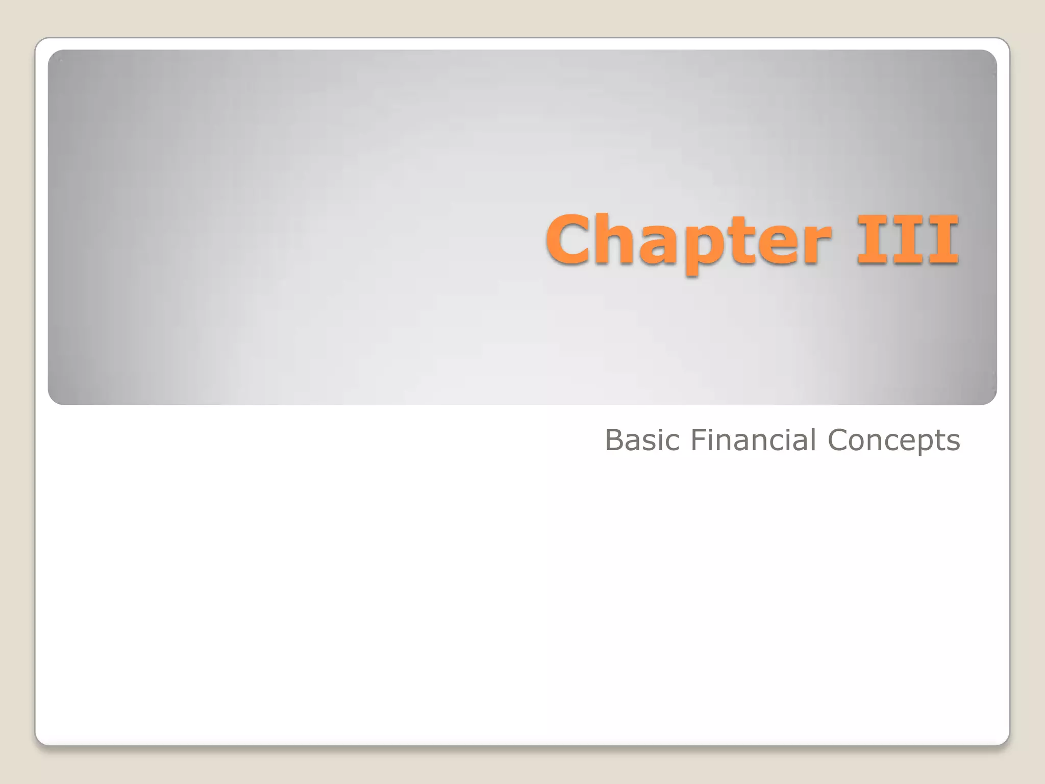 Basic Financial Concepts-B.V.Raghunandan | PPTX