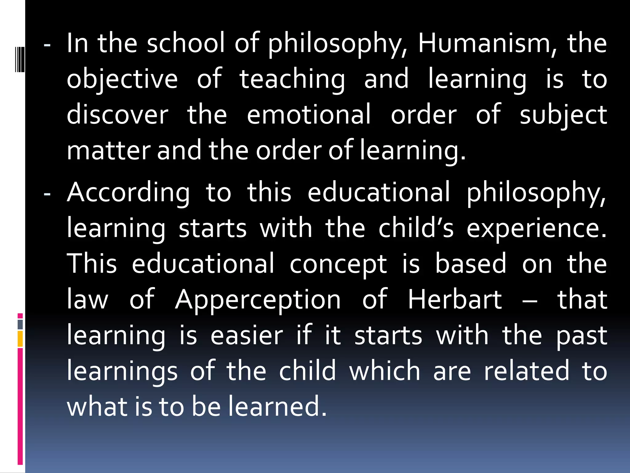 Different Educational Philosophies | PPTX