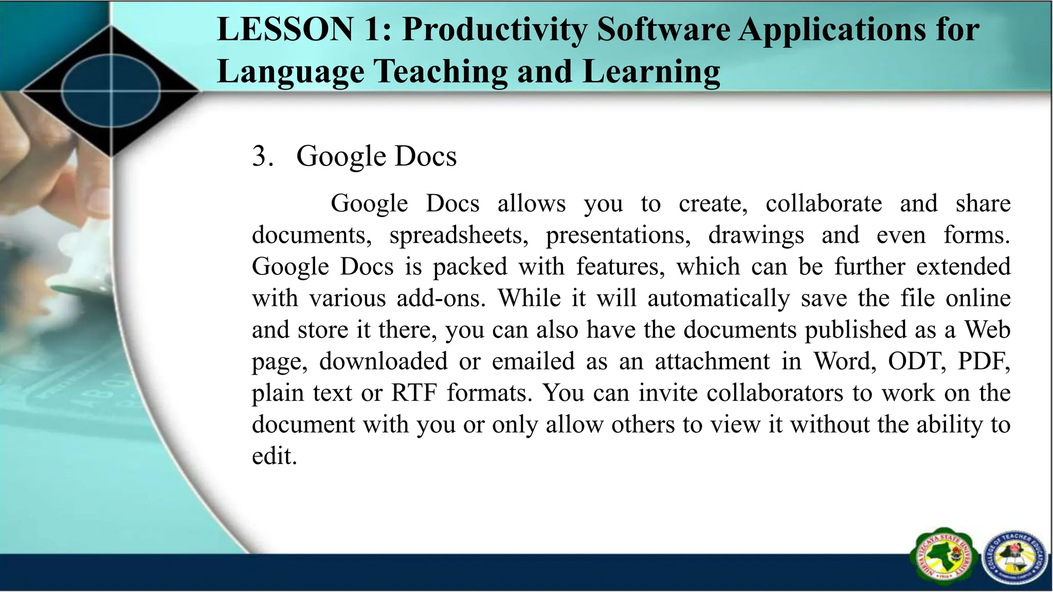 Chapter III- USING OPEN-ENDED TOOLS IN FACILITATING LANGUAGE LEARNING.pptx | Computer Software ...