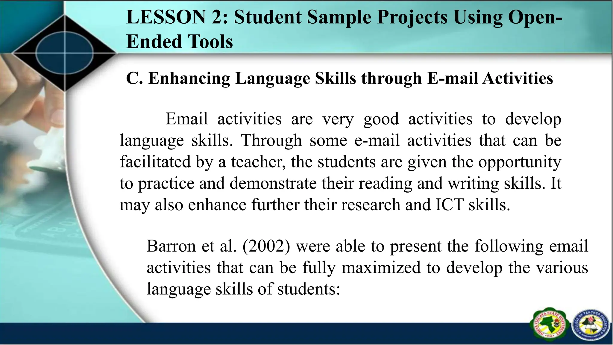 Chapter III- USING OPEN-ENDED TOOLS IN FACILITATING LANGUAGE LEARNING.pptx