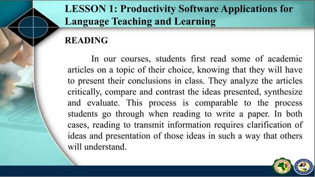 Chapter III- USING OPEN-ENDED TOOLS IN FACILITATING LANGUAGE LEARNING.pptx | Computer Software ...