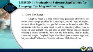 Chapter III- USING OPEN-ENDED TOOLS IN FACILITATING LANGUAGE LEARNING.pptx