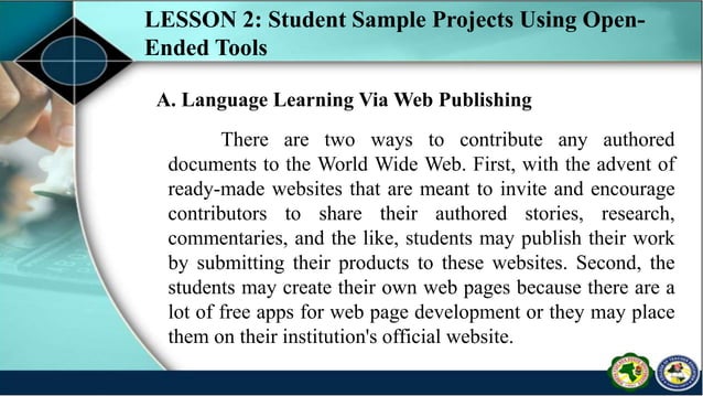 Chapter III- USING OPEN-ENDED TOOLS IN FACILITATING LANGUAGE LEARNING.pptx | Computer Software ...