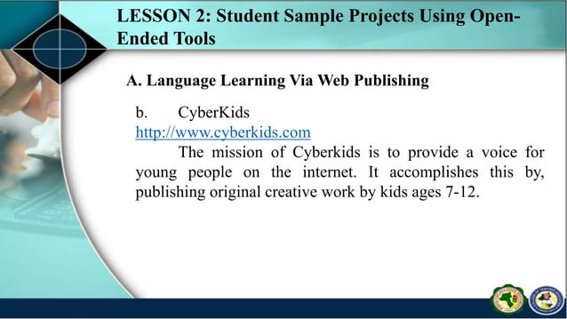 Chapter III- USING OPEN-ENDED TOOLS IN FACILITATING LANGUAGE LEARNING.pptx | Computer Software ...