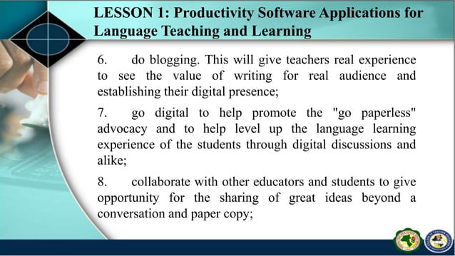 Chapter III- USING OPEN-ENDED TOOLS IN FACILITATING LANGUAGE LEARNING.pptx | Computer Software ...