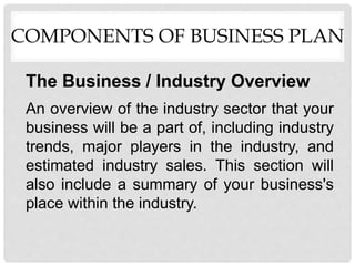 Business Plan and Marketing Plan | PPTX