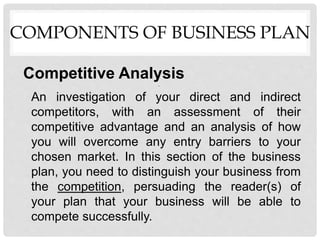 Business Plan and Marketing Plan | PPTX