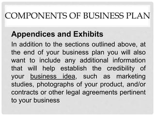 Business Plan and Marketing Plan | PPTX