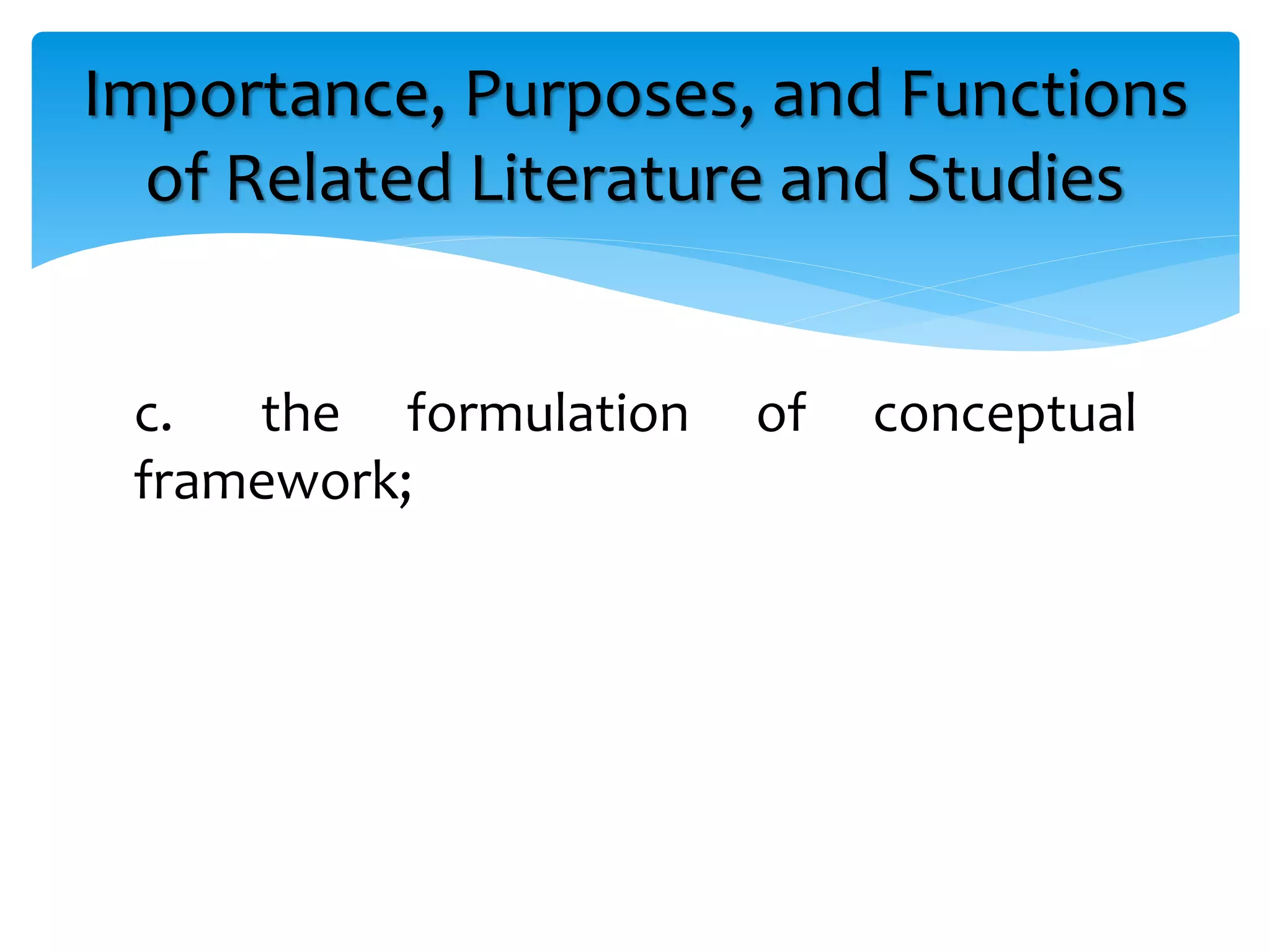 Related Literature and Related Studies | PPTX