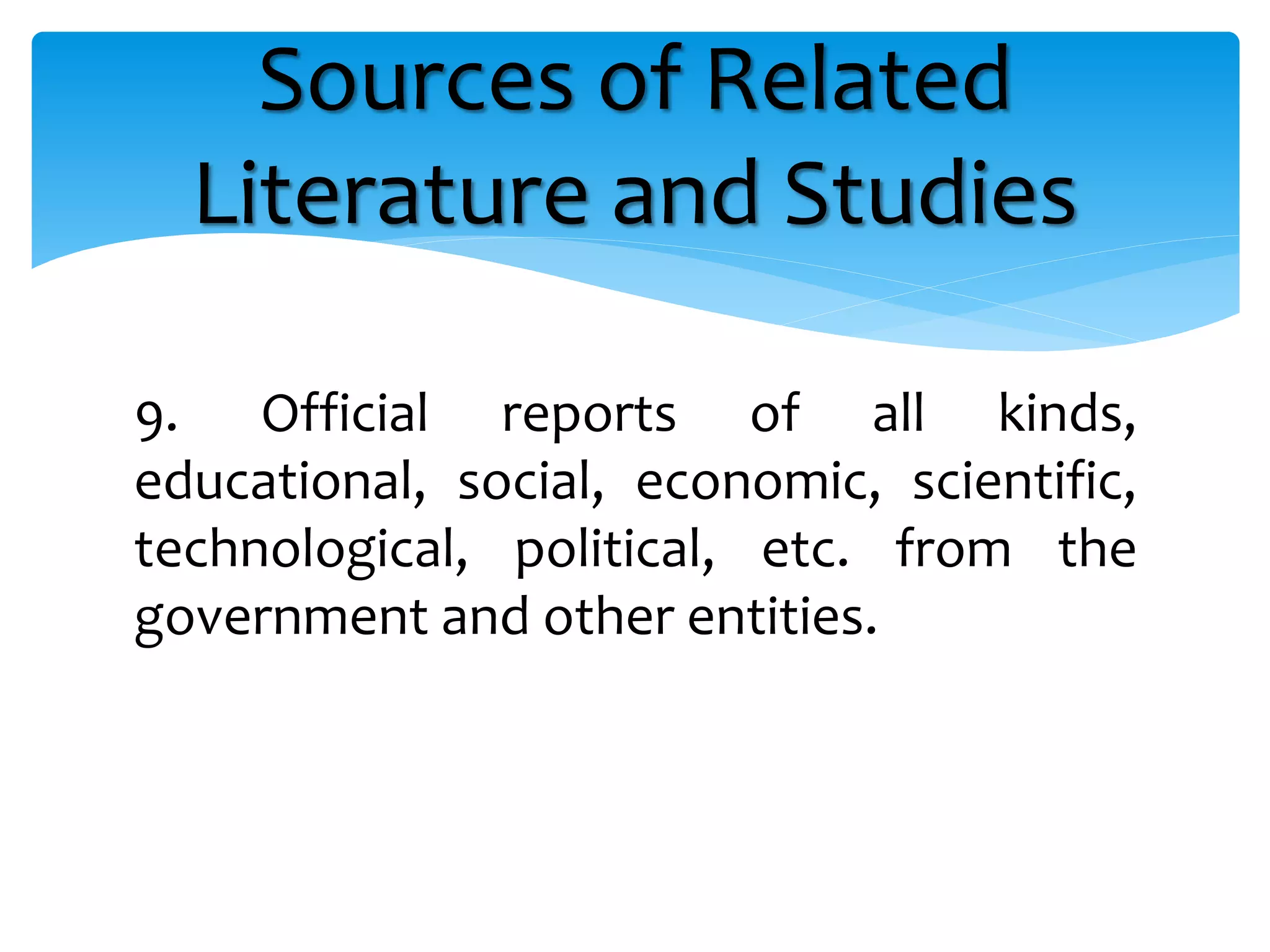 Related Literature and Related Studies | PPTX