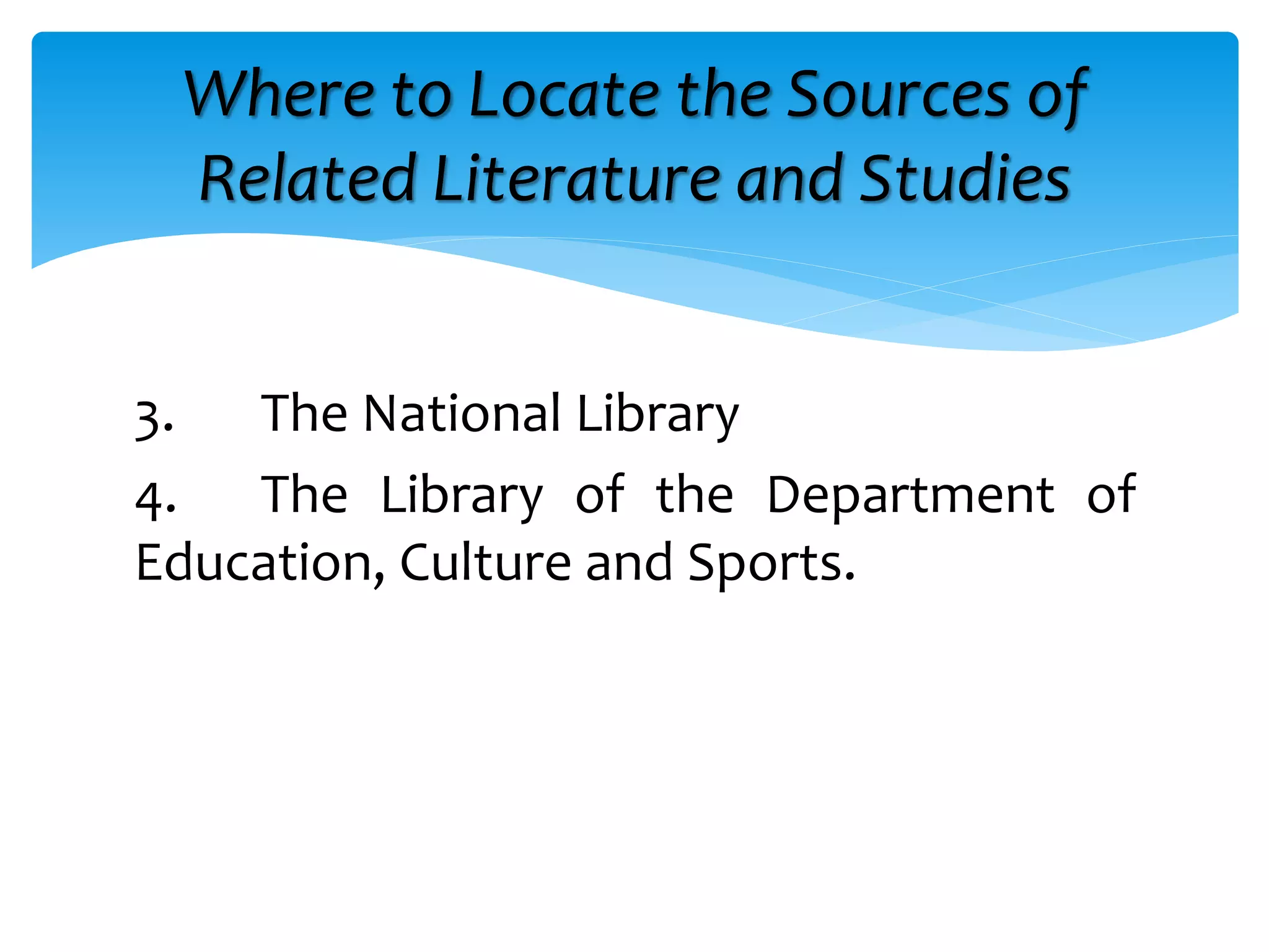 Related Literature and Related Studies | PPTX
