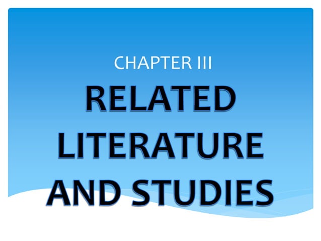 Related Literature and Related Studies | PPTX | Educational Assessment ...