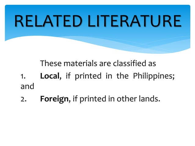 Related Literature and Related Studies | PPTX | Educational Assessment ...