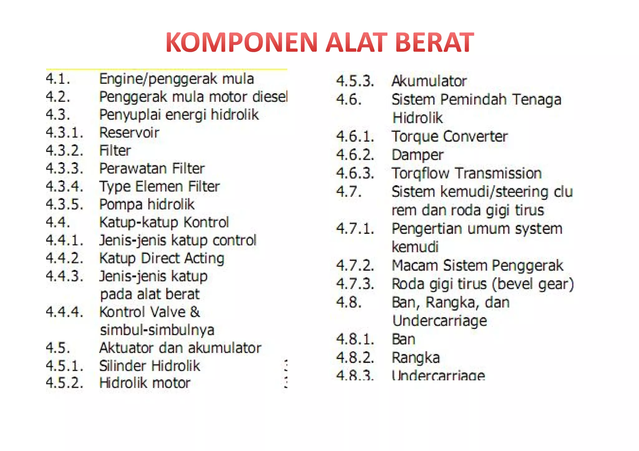 ALAT BERAT | PDF
