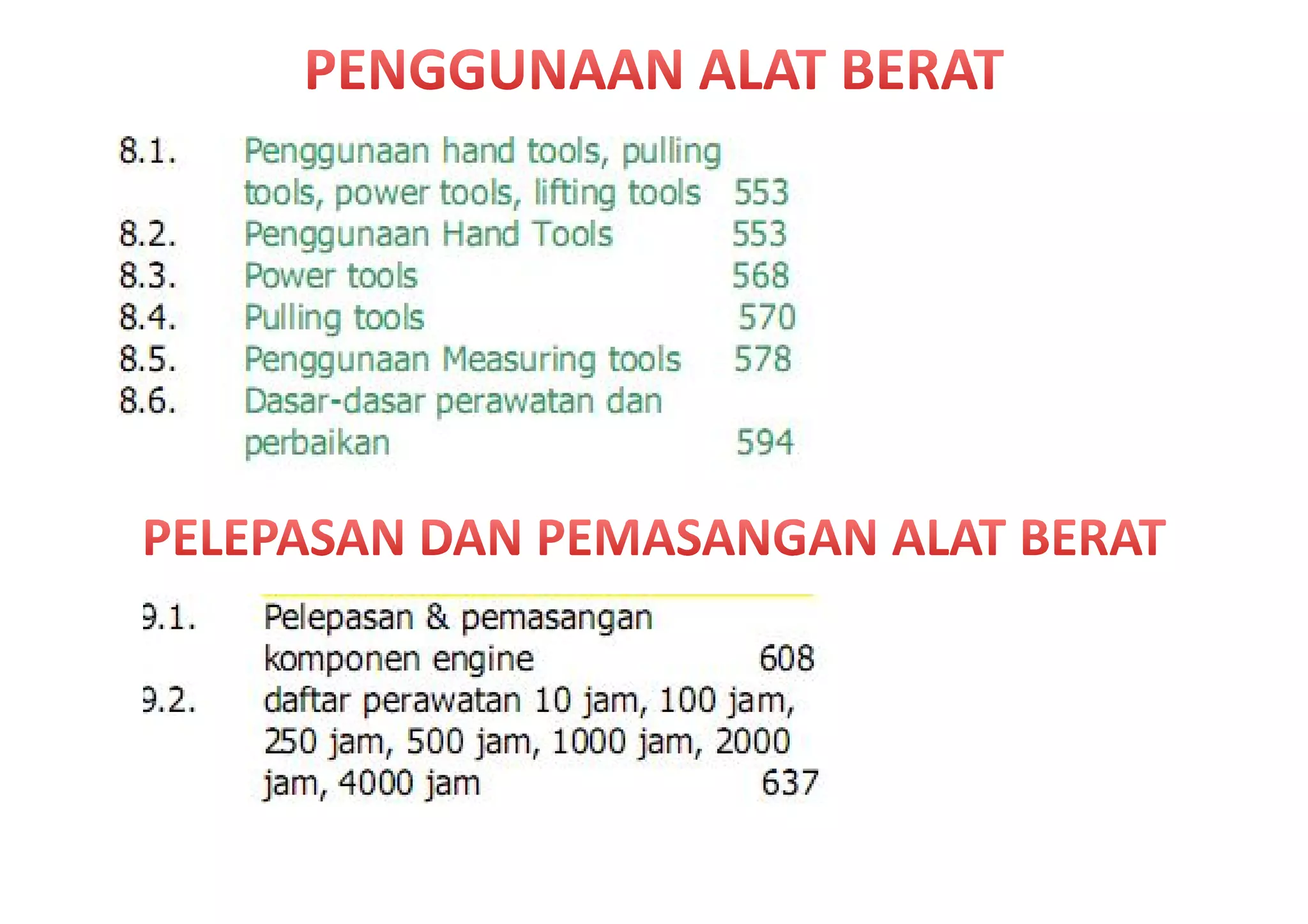 ALAT BERAT | PDF