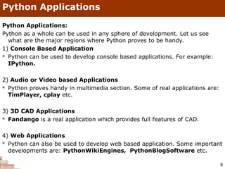 CHAPTER I INTRODUCTION.ppt of python programming | PPT